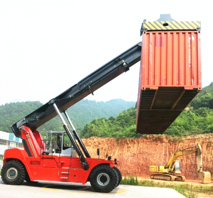 45 ton container reach stacker manufacturer 45 T container lift truck ...