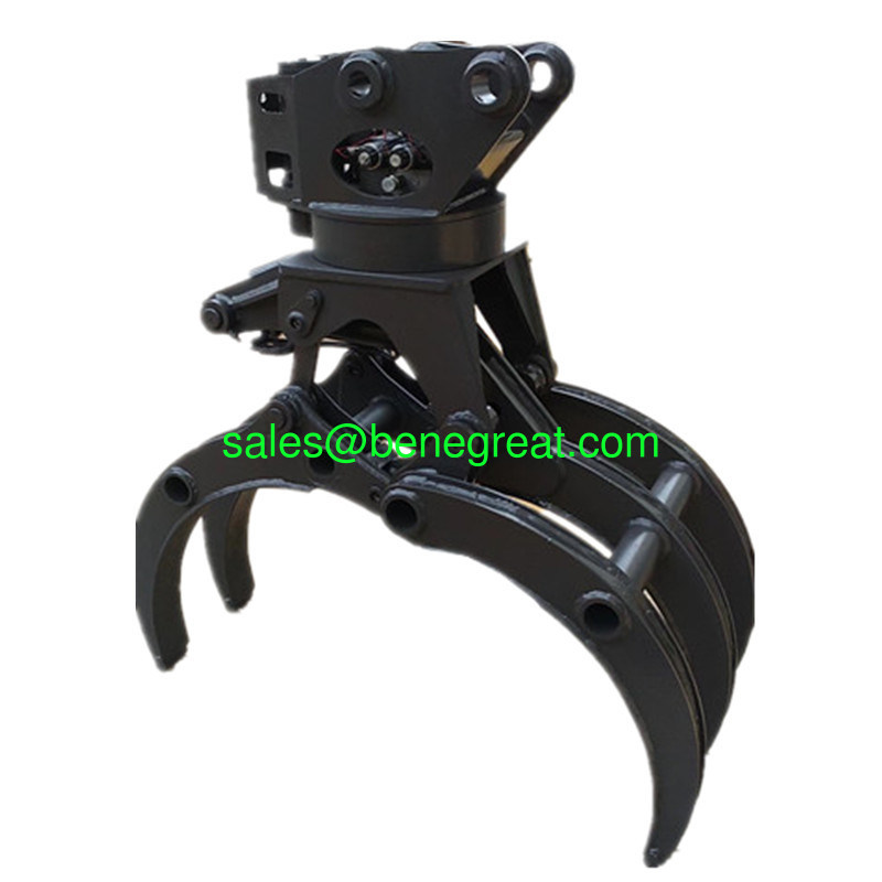 OEM excavator hydraulic rock grab excavator hydraulic rotating log ...