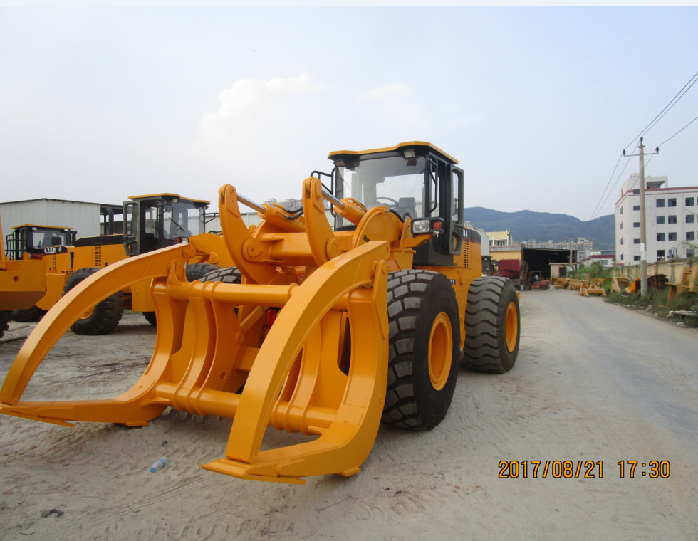 10 ton 12ton load capacity log loader 12ton wheel loader with clamp