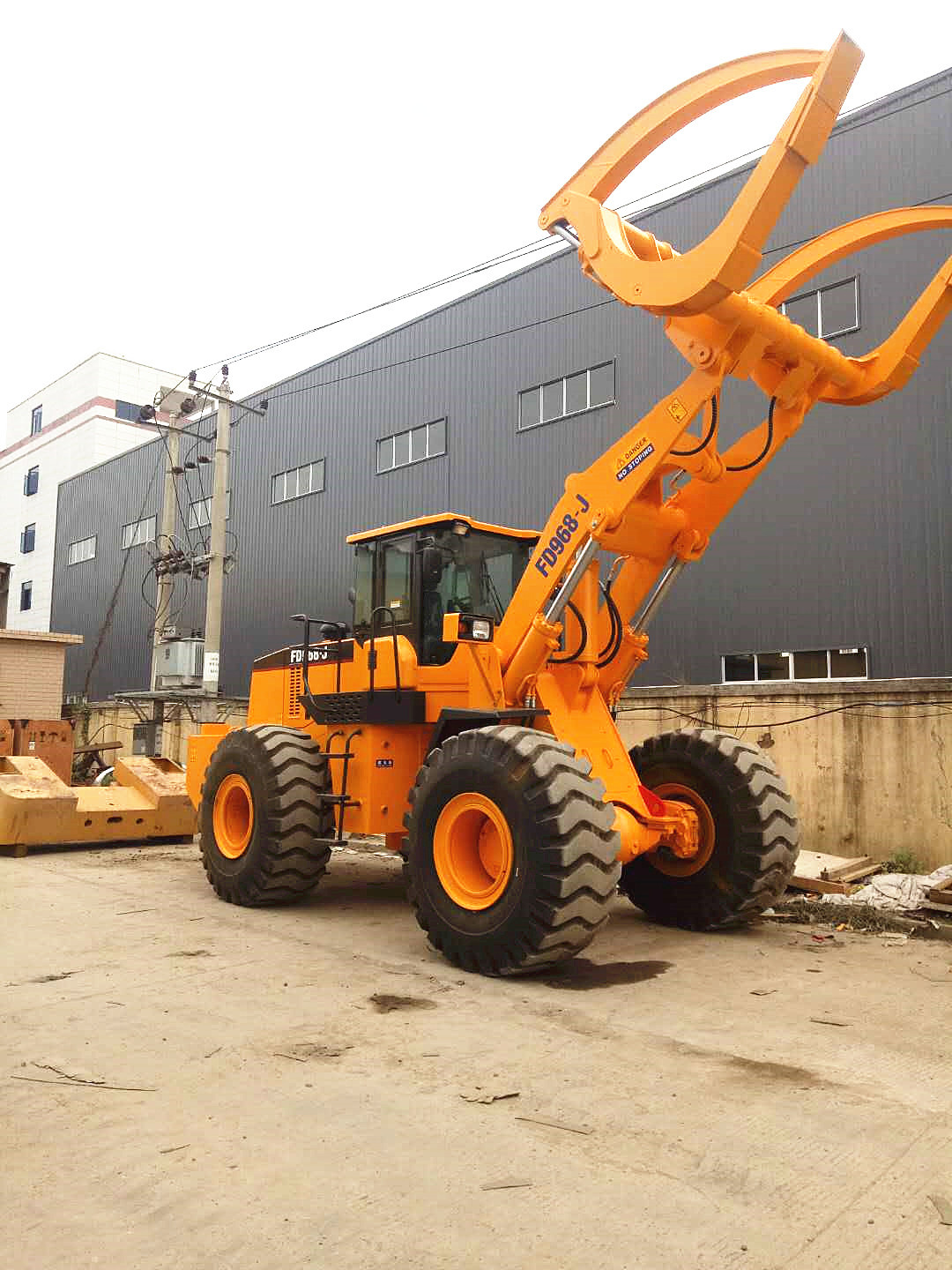 log wheel loader with 5ton/8ton/10ton/12ton load capacity wheel loader ...